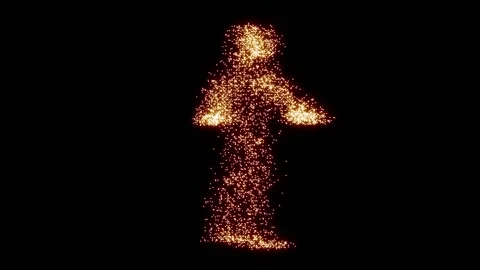 3D dots animation for the show. Dots man... | Stock Video | Pond5