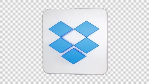 3D Dropbox Animated Loopable Icon with a... | Stock Video | Pond5