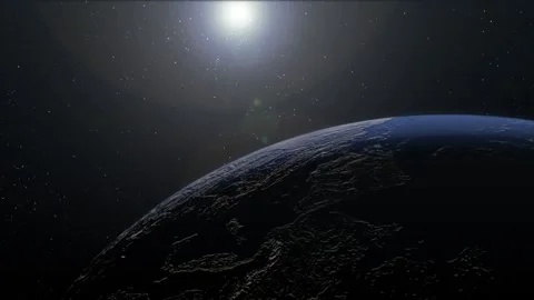 3d earth planet animation space zoom spi... | Stock Video | Pond5