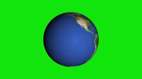 Spinning Earth Green Screen Stock Footage ~ Royalty Free Stock Videos ...