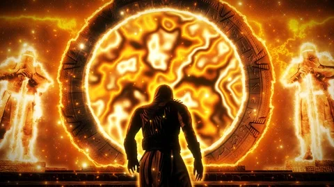 3D Epic Portal to Next Dimension VJ Loop... | Stock Video | Pond5