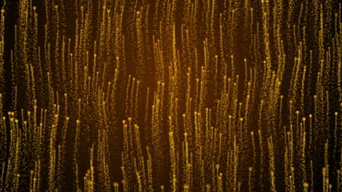 3d falling fire particles, effect of fla... | Stock Video | Pond5