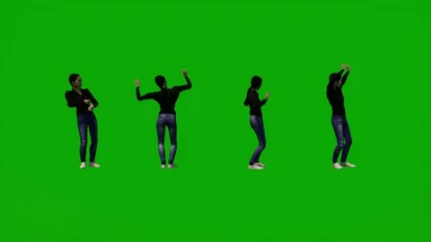 3d female asian chef on green screen wal... | Stock Video | Pond5