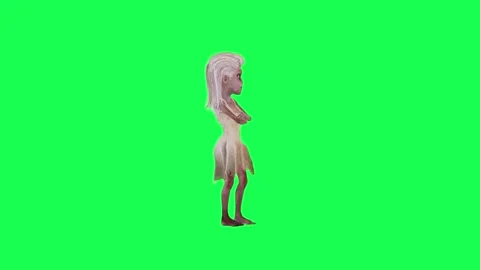 3d Female zombie waiting angrily green s... | Stock Video | Pond5