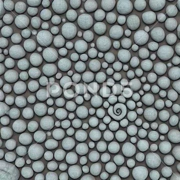 3D Fibonacci Stone Pattern Wallpaper, HD PC background: Graphic #221770405