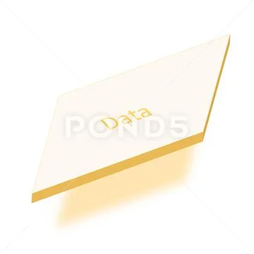 3D Floating flowchart elements - data ~ Clip Art #239246527