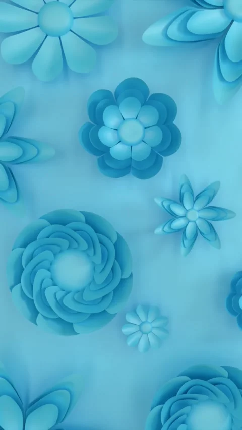 Wallpaper 3D Flowers Stock Videos – Royalty-Free HD & 4K Videos | Pond5