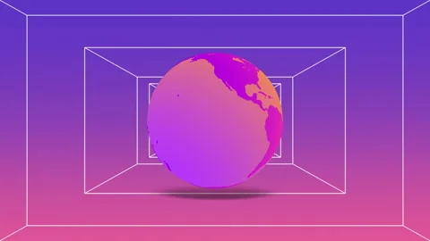 3D futuristic visualisation of metaverse... | Stock Video | Pond5