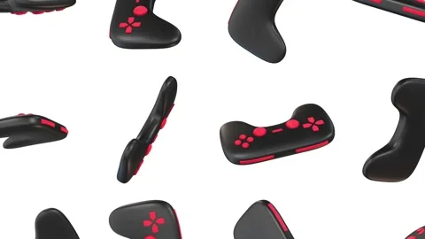 3D Game Controller Stock Video Footage | Royalty Free 3D Game ...