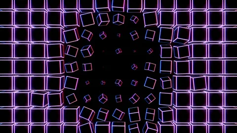 3d geometric abstract objects, animated ... | Stock Video | Pond5