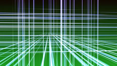 3d geometry line in space 4k | Stock Video | Pond5