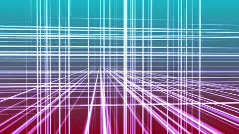 3d geometry line in space 4k | Stock Video | Pond5