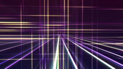 3d geometry line in space | Stock Video | Pond5