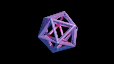 3d geometry, transforming, morphing, pol... | Stock Video | Pond5