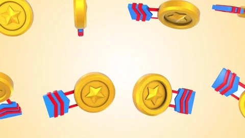 Gold Medal 3D Stock Video Footage | Royalty Free Gold Medal 3D Videos ...