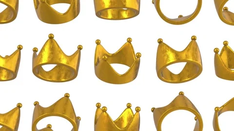 King Crown 3D Stock Video Footage | Royalty Free King Crown 3D Videos ...