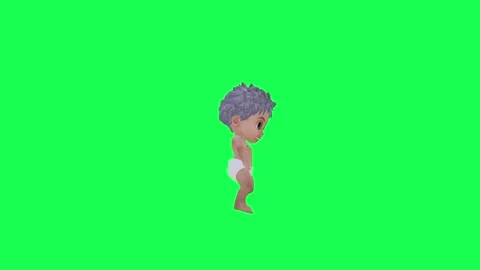 3d green screen baby dancing robot hip-h... | Stock Video | Pond5