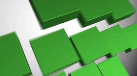 3D green screen rotate the cubes on a gr... | Stock Video | Pond5
