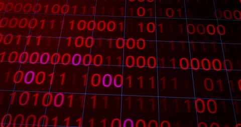3D hacking code background in 4K. Random... | Stock Video | Pond5