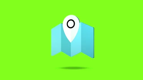 3D icon. Map. Rotation. Infographics. Gr... | Stock Video | Pond5