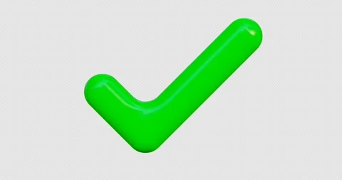 Green Tick 3D Stock Video Footage | Royalty Free Green Tick 3D Videos ...