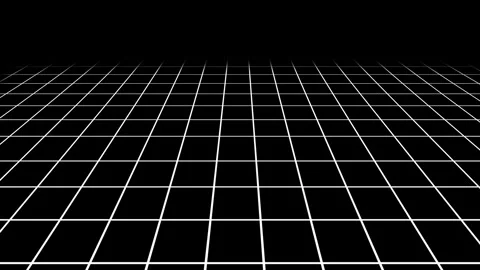 3D infinite floor grid line looping anim... | Stock Video | Pond5