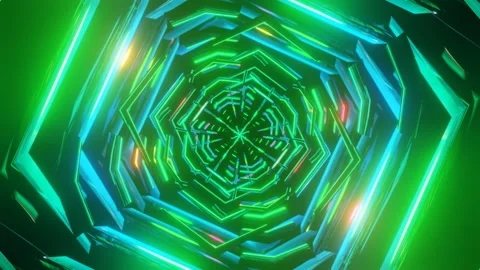 3D kaleidoscope mandala abstract backgro... | Stock Video | Pond5