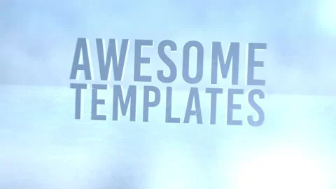 After Effects: 3D Logo Reveal (Groundbreaking) #243130138