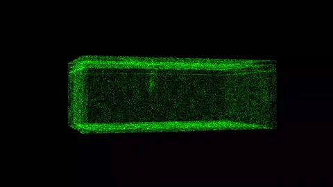 3D long box rotates on black bg. Object ... | Stock Video | Pond5