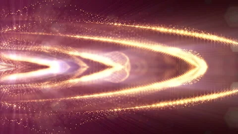 3d loop abstract animation of glow parti... | Stock Video | Pond5