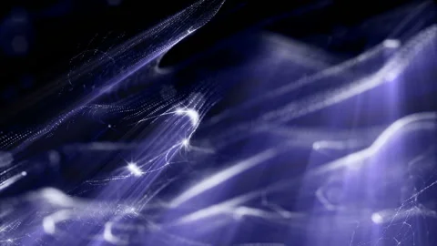 3d loop particles animation with depth o... | Stock Video | Pond5