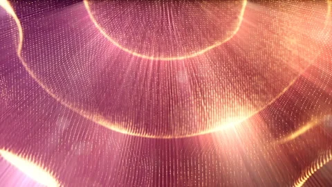 3d loop particles animation with depth o... | Stock Video | Pond5