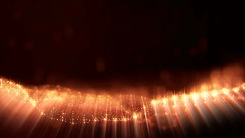 3d loop particles animation with depth o... | Stock Video | Pond5