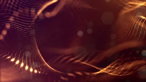3d loop sci-fi animation with glow parti... | Stock Video | Pond5