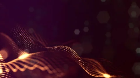 3d loop sci-fi animation with glow parti... | Stock Video | Pond5