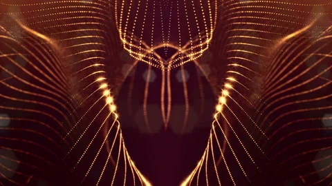 3d loop sci-fi animation with glow parti... | Stock Video | Pond5