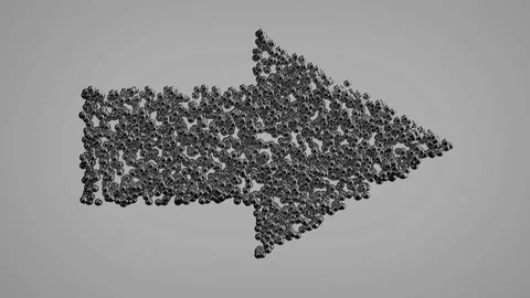 3d Looped animation of arrow pointer. Sm... | Stock Video | Pond5