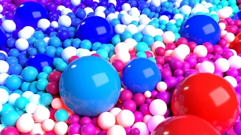 3D looped animation with bright beautifu... | Stock Video | Pond5