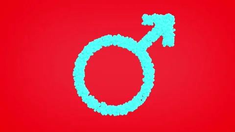 3d Looped animation of male (Mars) symbo... | Stock Video | Pond5