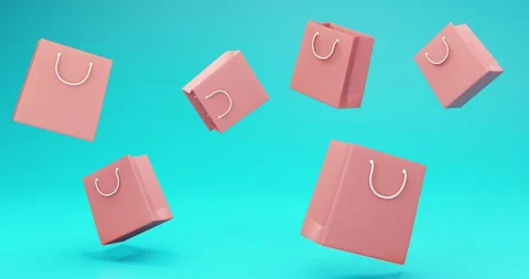 Shopping Bags Flying Stock Videos – Royalty-Free HD & 4K Videos