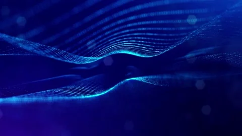 3d looped bg data flow concept, sci-fi b... | Stock Video | Pond5