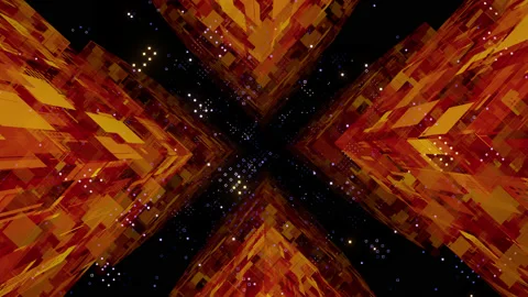 3D looping animation sci-fi tech cubes o... | Stock Video | Pond5