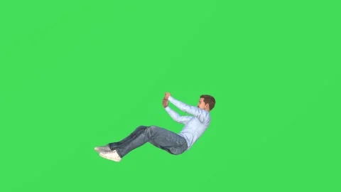 3d male athlete coach on green screen do... | Stock Video | Pond5