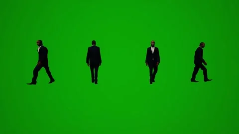 3D male bodyguard actor on green screen ... | Stock Video | Pond5