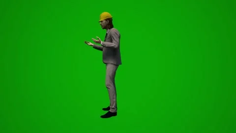3d male construction engineer animated o... | Stock Video | Pond5