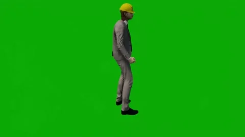 3d male construction engineer animated o... | Stock Video | Pond5