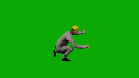 3d male contractor engineer animated on ... | Stock Video | Pond5