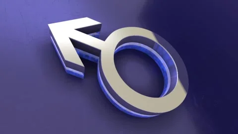 3D Male Gender Symbol Animation Backgrou... | Stock Video | Pond5