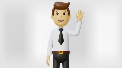 3d man character. Full hd animation with... | Stock Video | Pond5
