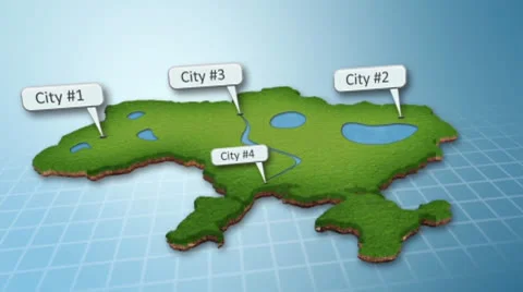 3d Map ~ After Effects Project ~ AE #25696991 | Pond5